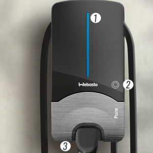 Webasto Pure Black Edition Wallbox - 11kW - Typ2 - Besserladen.de